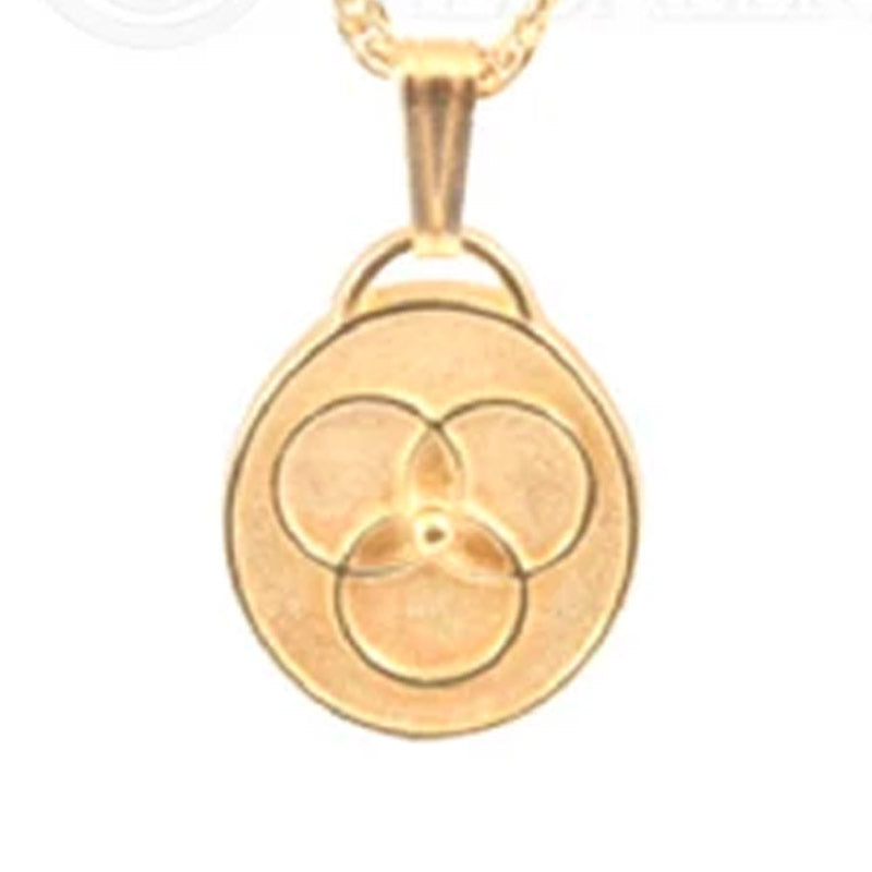 Medium - Family Medallion®14K Gold over Sterling Silver Pendant (Solid